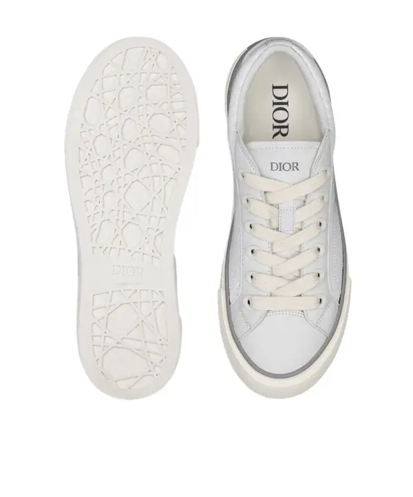 Dior Round Toe Lace-up Sneakers