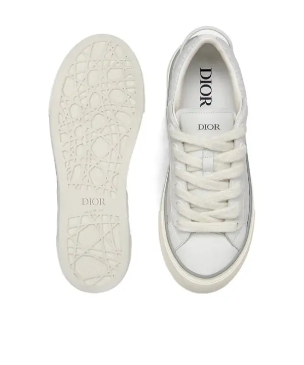 Dior Round Toe Lace-up Sneakers