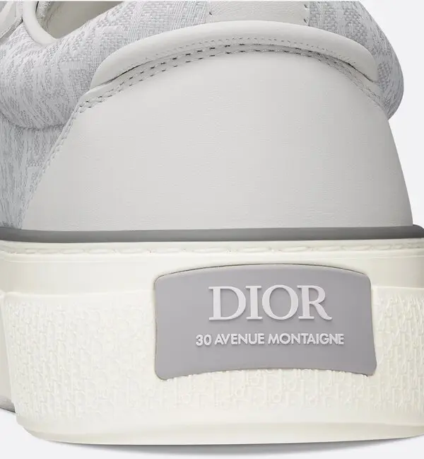 Dior Round Toe Lace-up Sneakers