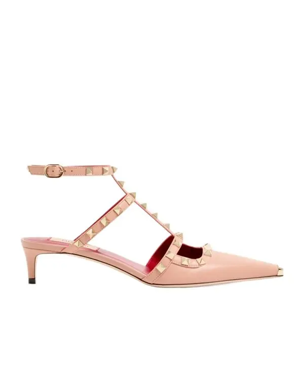 Valentino Garavani Rockstud Ankle-strap Heeled Sandals