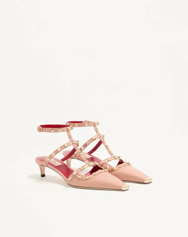 Valentino Garavani Rockstud Ankle-strap Heeled Sandals
