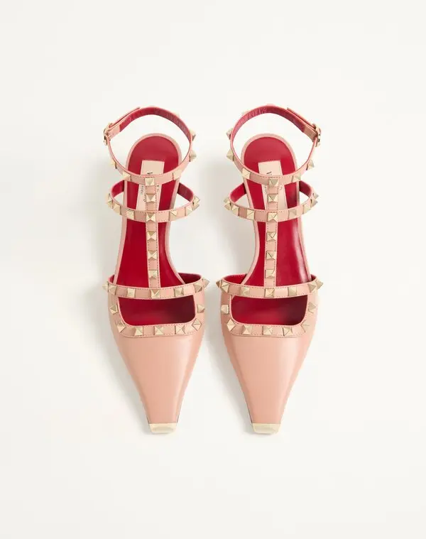 Valentino Garavani Rockstud Ankle-strap Heeled Sandals