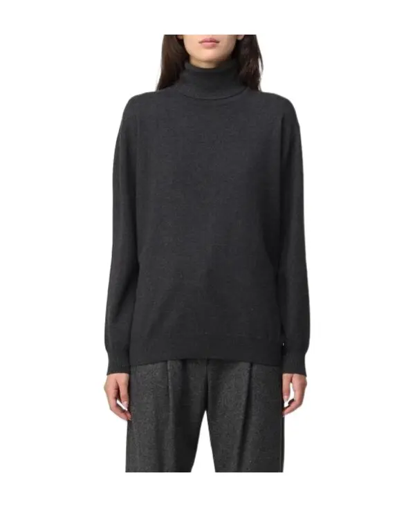 Brunello Cucinelli Cashmere Roll-neck Knit Sweater - Black