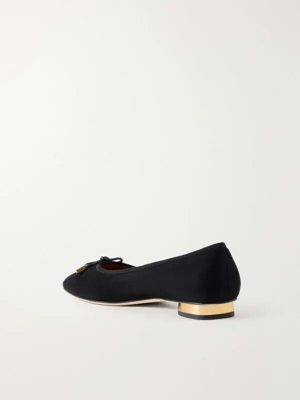 TOD'S Suede Ballerina Flats
