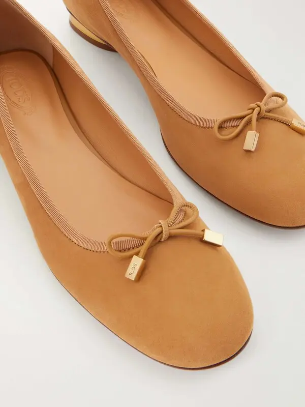 TOD'S Suede Ballet Flats