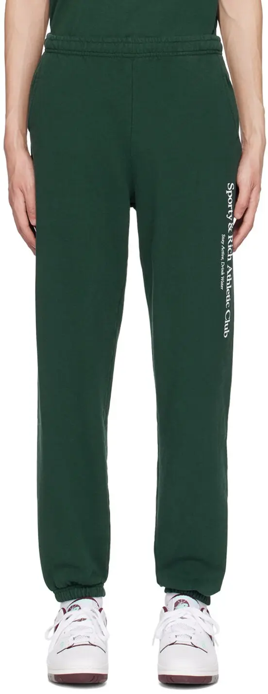 SPORTY  RICH Loose Waist Sweatpants