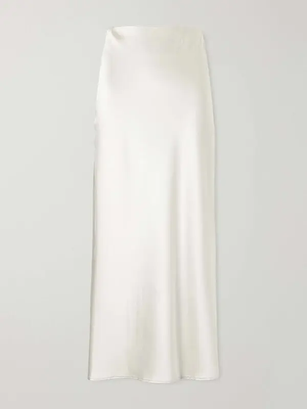 THE PARK Max Silk-satin Maxi Skirt