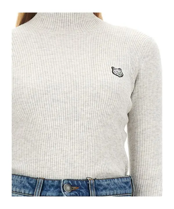 Maison Kitsuné Mock-neck Sweater