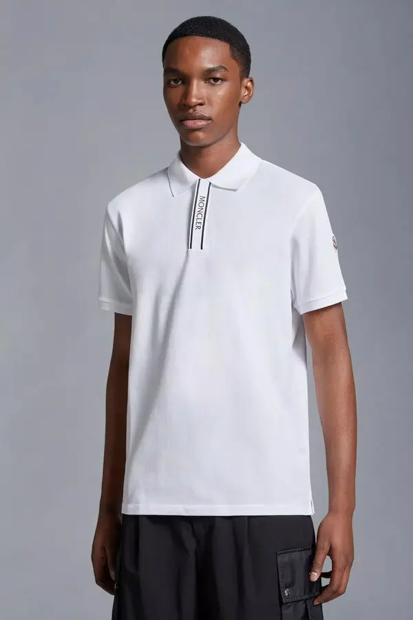 Moncler Logo Motif Polo Shirt