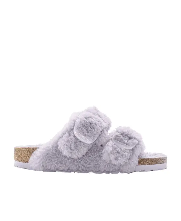 BIRKENSTOCK Round-headed Slippers - Gray