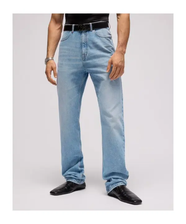Gucci Bleached Stone Washed Denim Pants