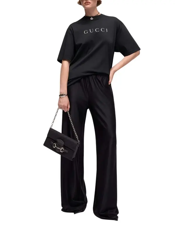 Gucci Cotton Jersey T-shirt With Glitter Print