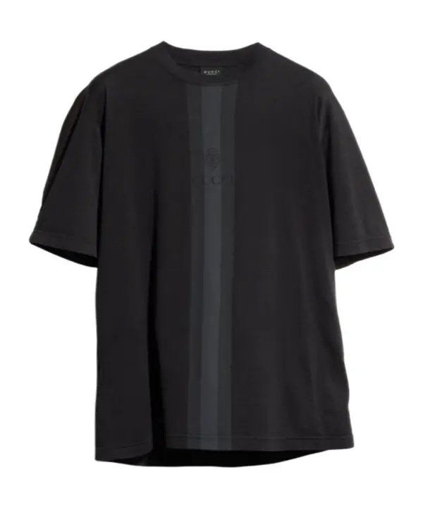 Gucci Cotton T-shirt With Muted Web
