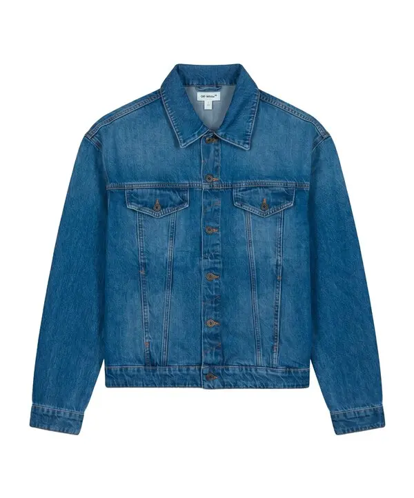 Off-White Long-sleeved Denim Jacket