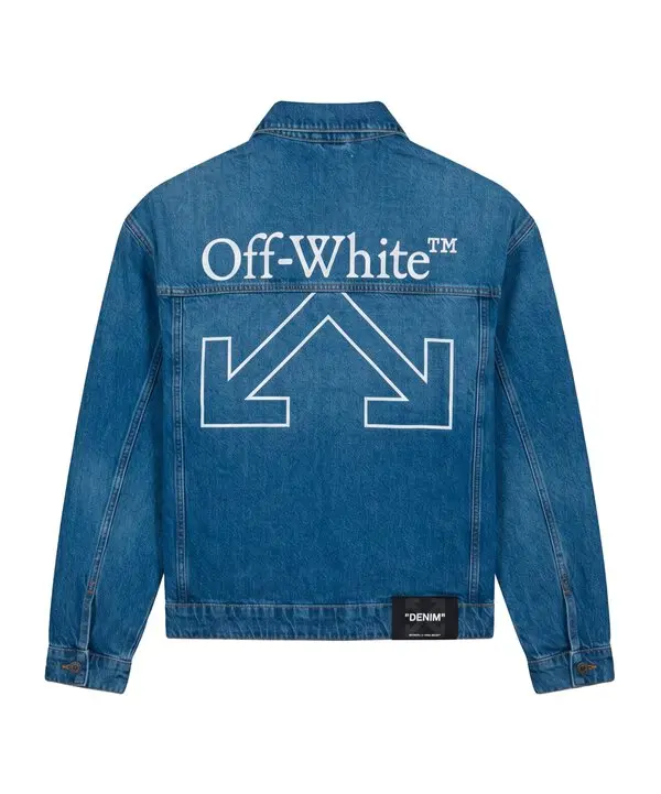 Off-White Long-sleeved Denim Jacket