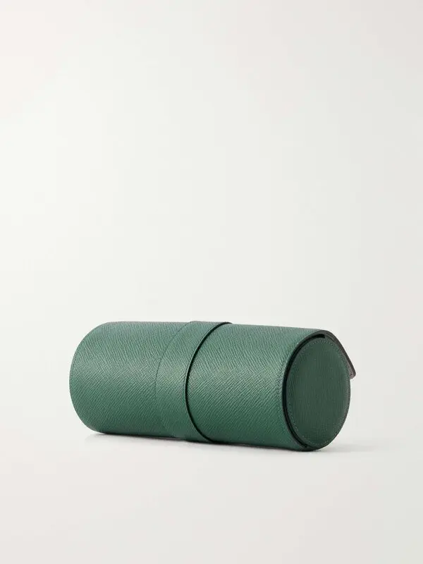 Smythson Panama Leather Watch Case