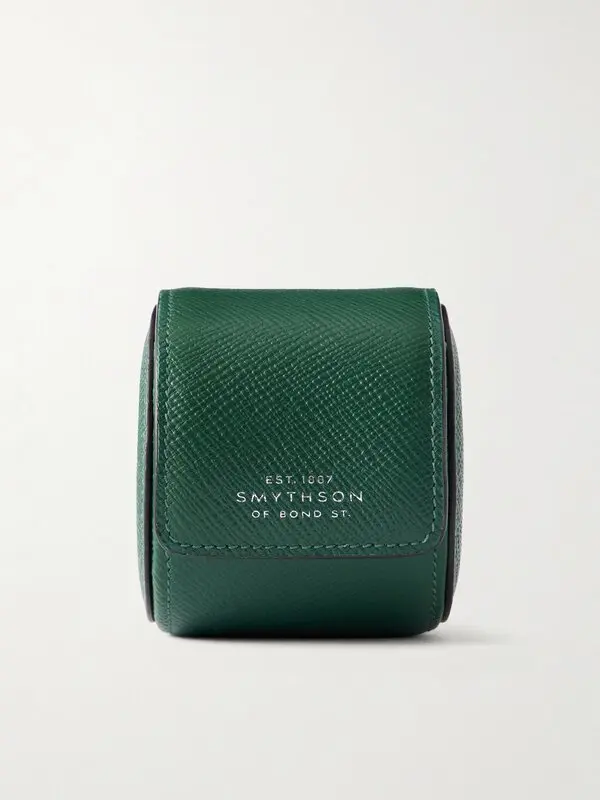 Smythson Panama Leather Single Watch Case