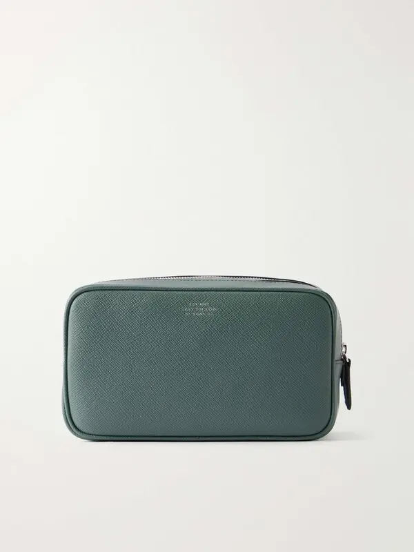 Smythson Panama Leather Jewelry Case