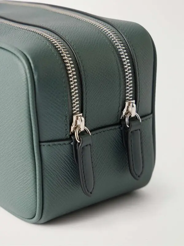 Smythson Panama Leather Jewelry Case