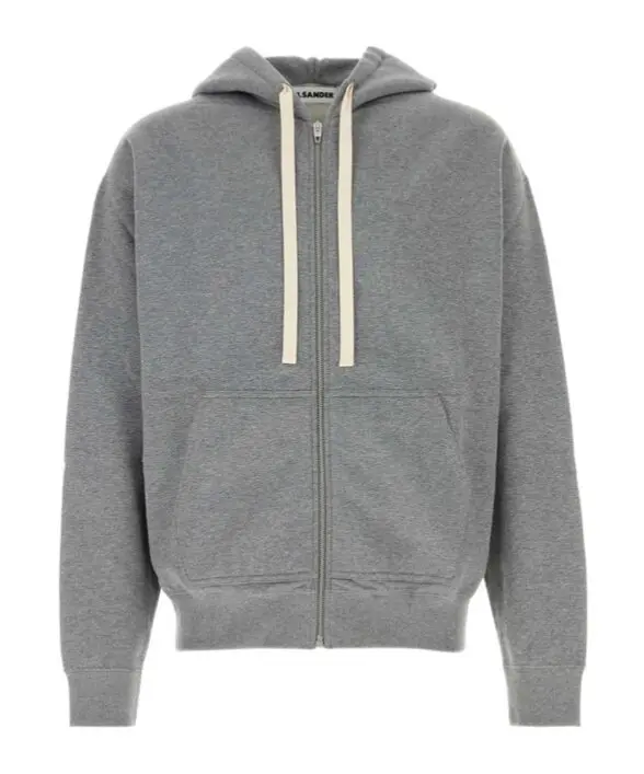JIL SANDER Logo-print Zip-up Hoodie