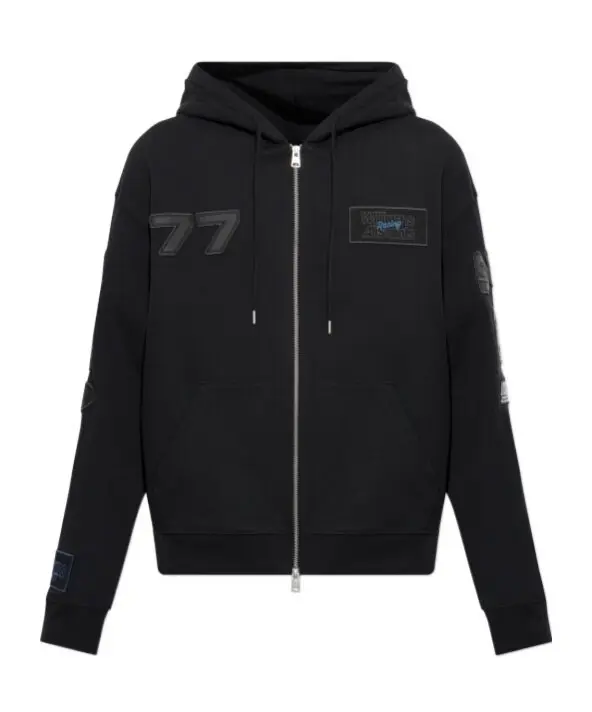 ALLSAINTS Long Sleeve Full Zip Hooded Sweatshirt