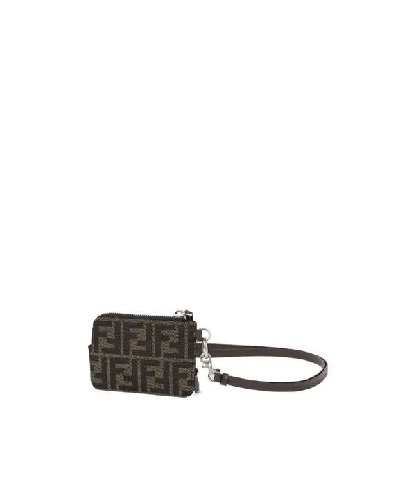 Fendi Ff Zucca Jacquard Card Holder