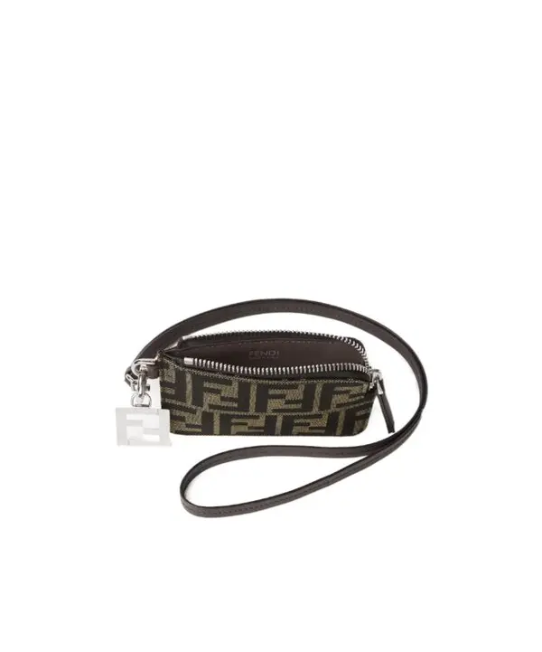 Fendi Ff Zucca Jacquard Card Holder