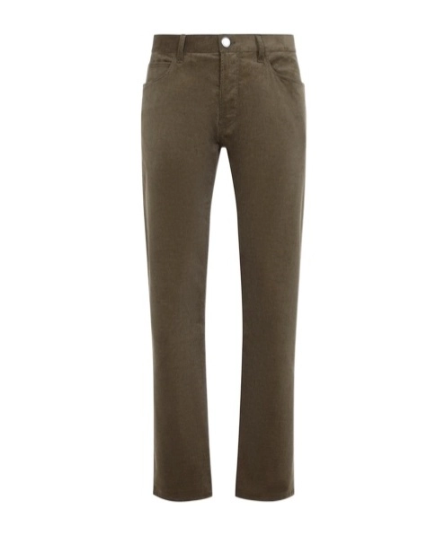 Giorgio Armani Casual Pants With Belt Loops - Green