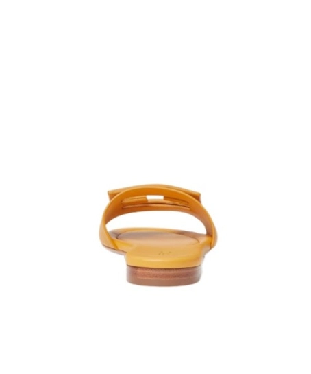Fendi Baguette Leather Slides