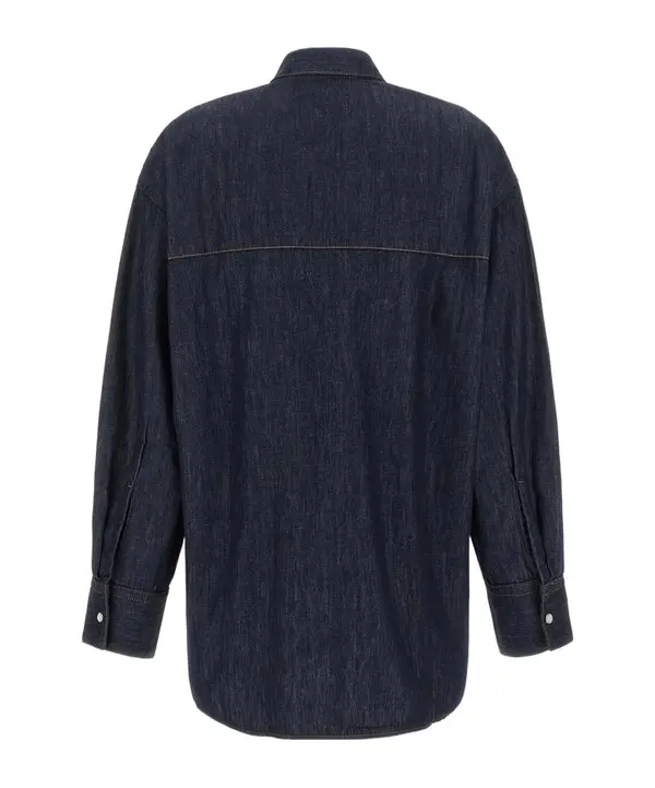 Khaite Long Sleeve Buttoned Shrit