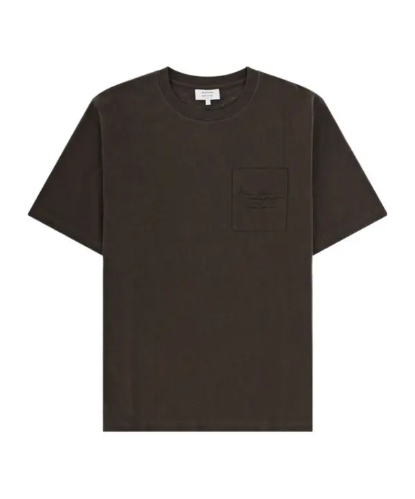 Maison Kitsuné Poetic Script Pocket T-shirt
