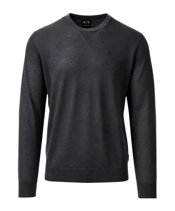 Armani Exchange Long-sleeve Crew-neck Sweater