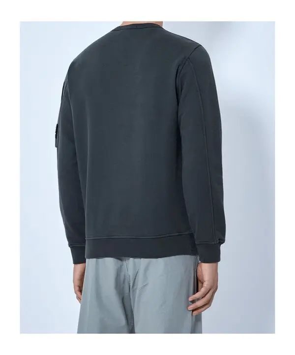 Stone Island Crewneck Sweatshirt With Sleeve Pocket