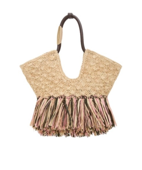 Zimmermann Goldentime Small Fringe Tote