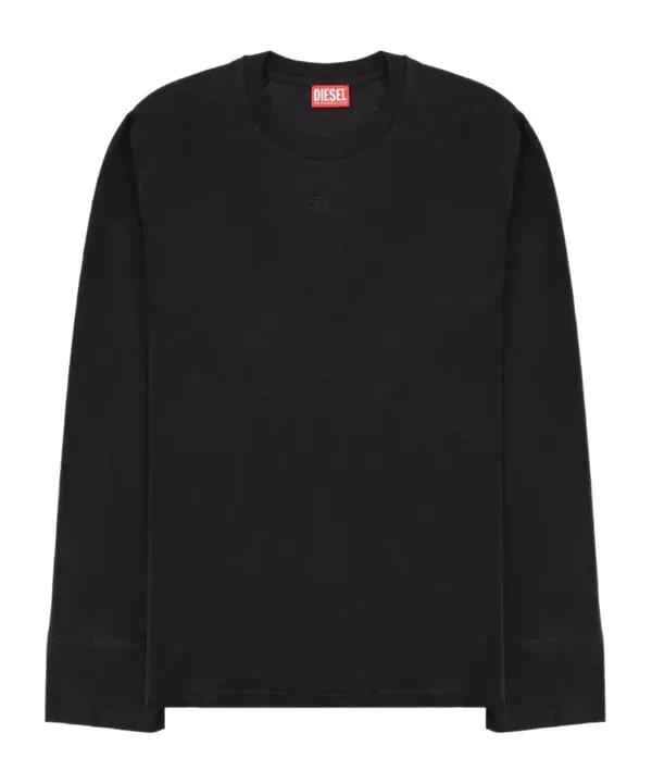 DIESEL® T-kristian Long-sleeved T-shirt - Black