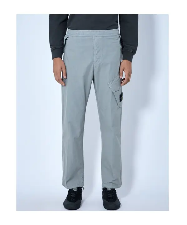 Stone Island Cargo Trousers With Elasticated Waistband