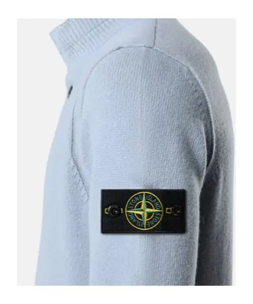 Stone Island Regular-fit Half-zip Jumper With Button Placket