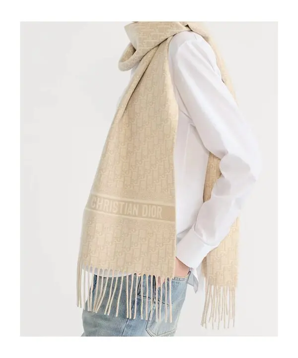 Dior Oblique Natte Scarf