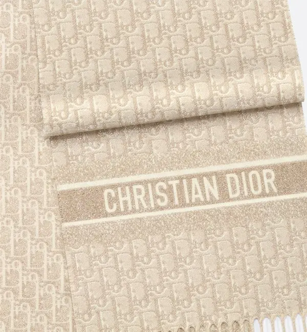 Dior Oblique Natte Scarf