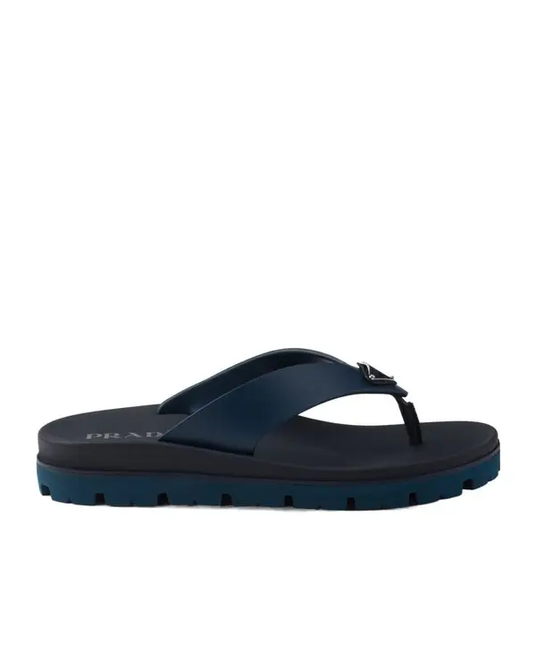 Prada Rubber Thong Sandals
