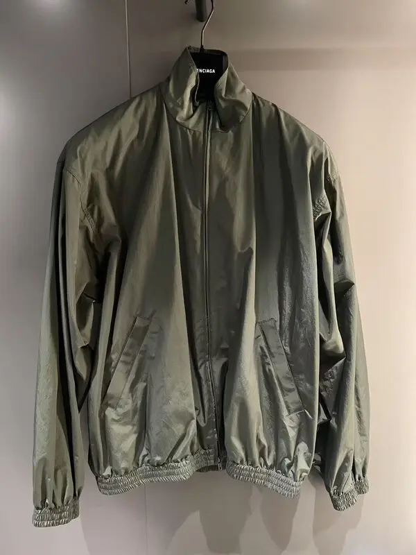 Balenciaga Tape Logo High-neck Jacket