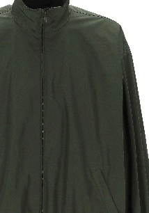 Balenciaga Tape Logo High-neck Zip-up Jacket - No