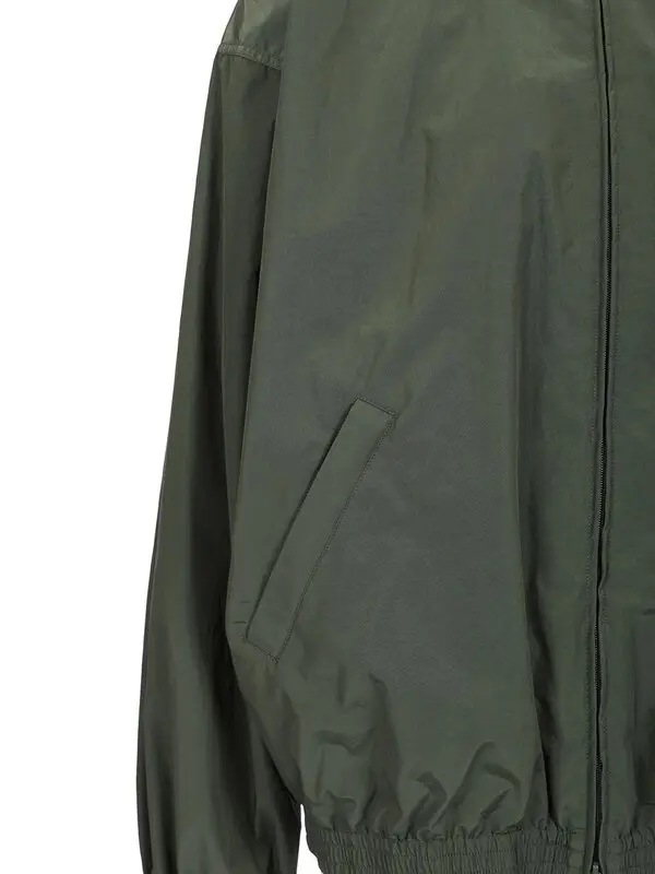 Balenciaga Tape Logo High-neck Zip-up Jacket - No
