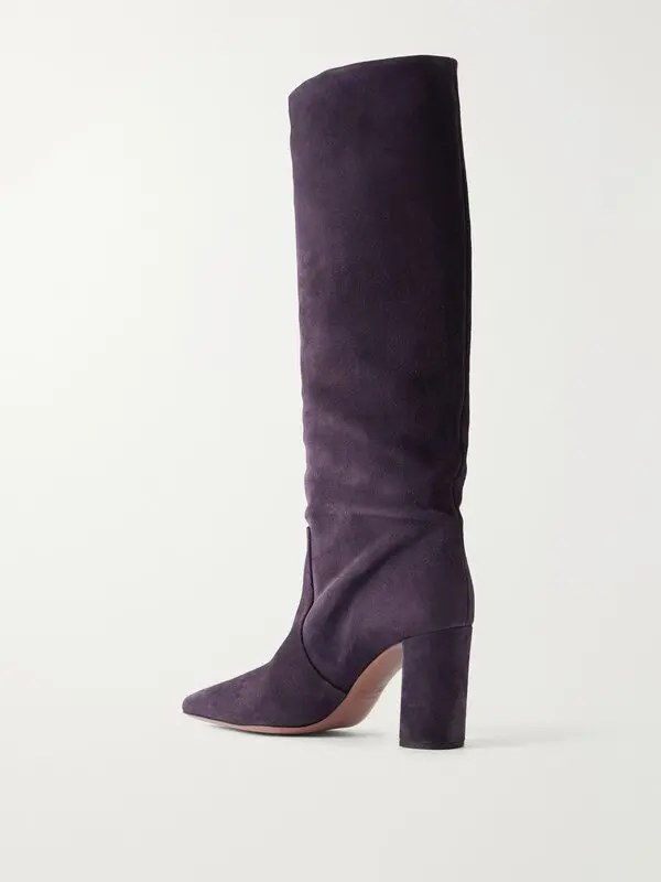 Paris Texas Anja 85 Suede Knee High Boots