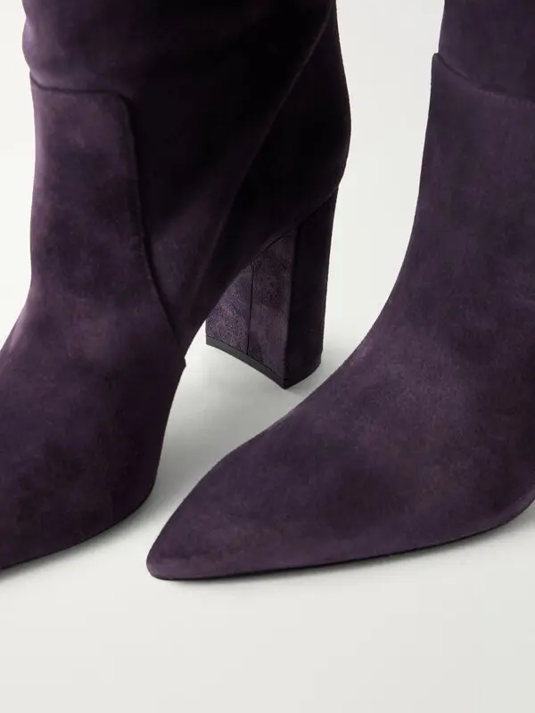 Paris Texas Anja 85 Suede Knee High Boots