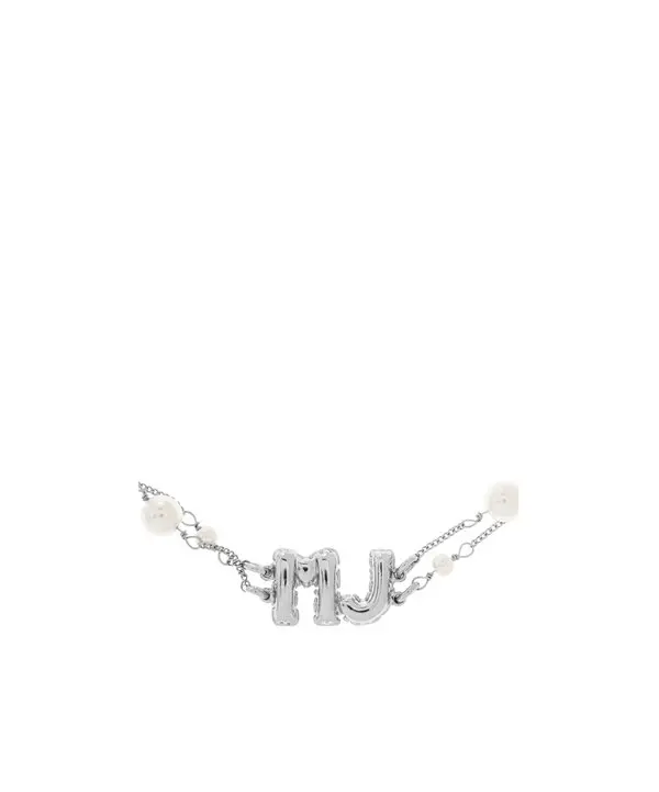 Marc Jacobs Logo Charm Embellished Bracelet