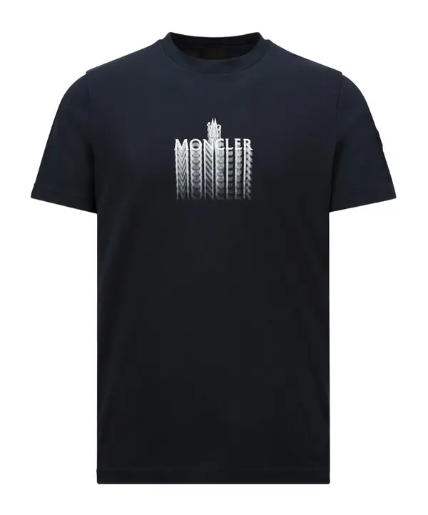 Moncler Logo Printed Crewneck T-shirt