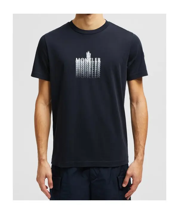 Moncler Logo Printed Crewneck T-shirt
