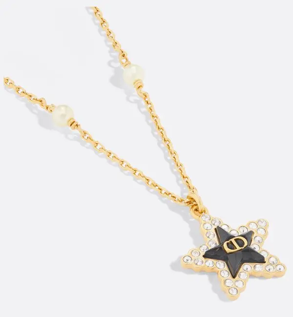 Dior Petit Cd Lucky Baroque Necklace With Star Pendant