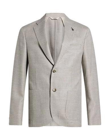 PAOLONI Blazer Size Virgin Wool, Silk, Linen